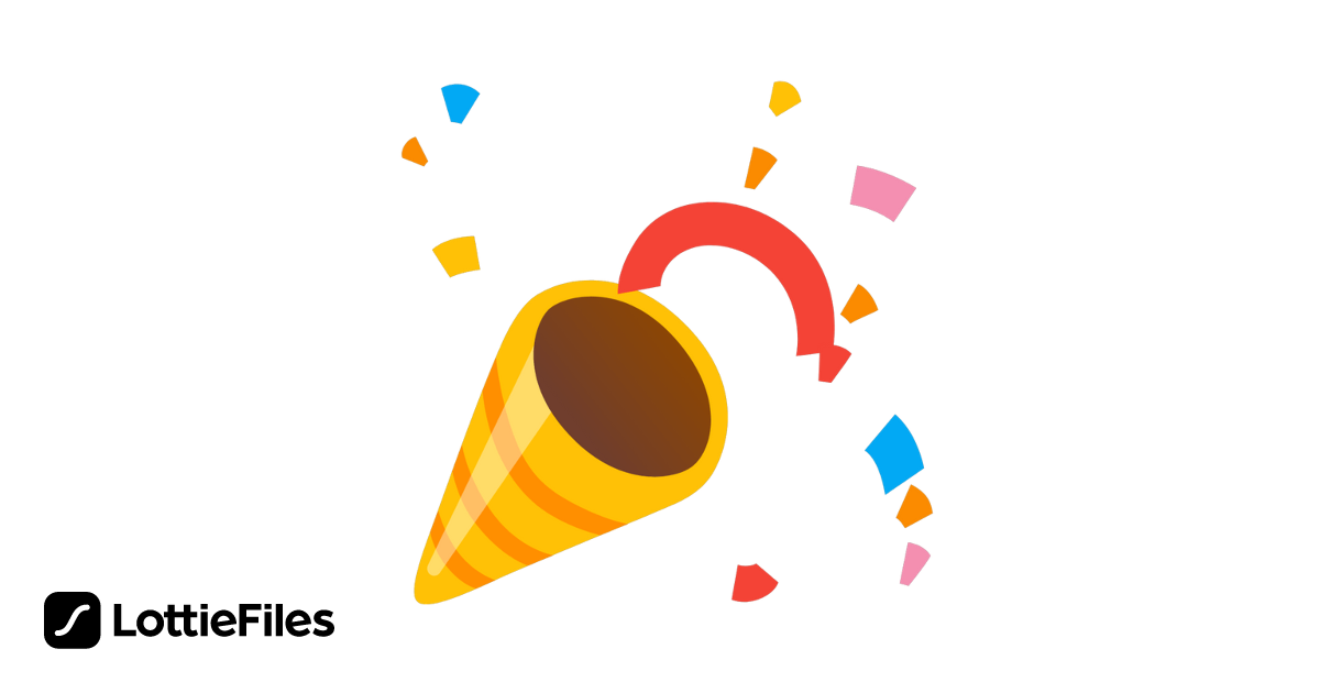 Free Confetti emoji Animation by P | LottieFiles
