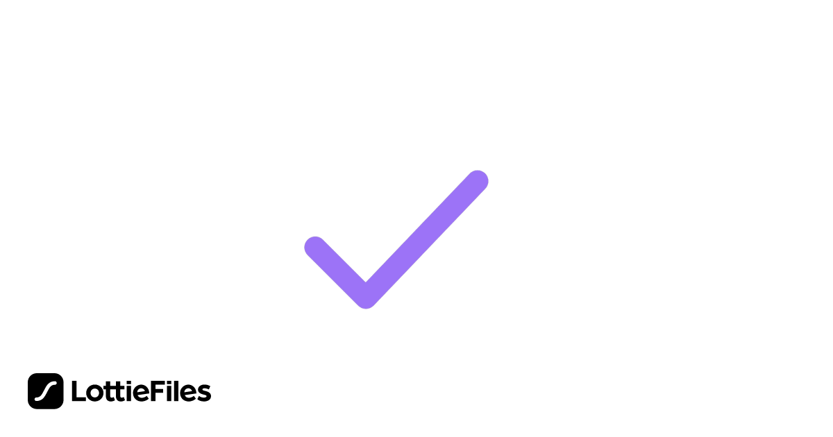 Free Check Animation by Sevginur | LottieFiles