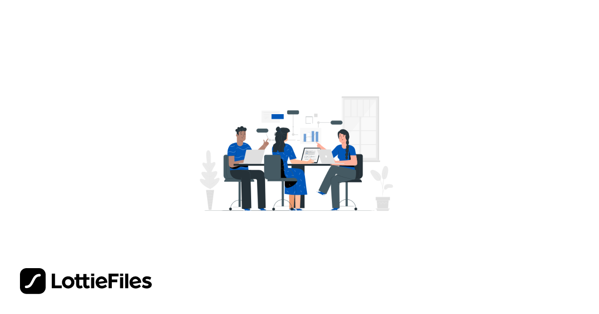 Free Meeting Table Animation by Morgan Nicholas | LottieFiles