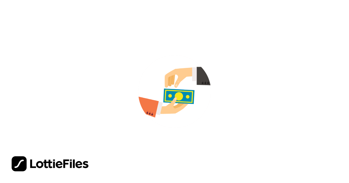 Free money hand Animation by Mathys Thorin | LottieFiles