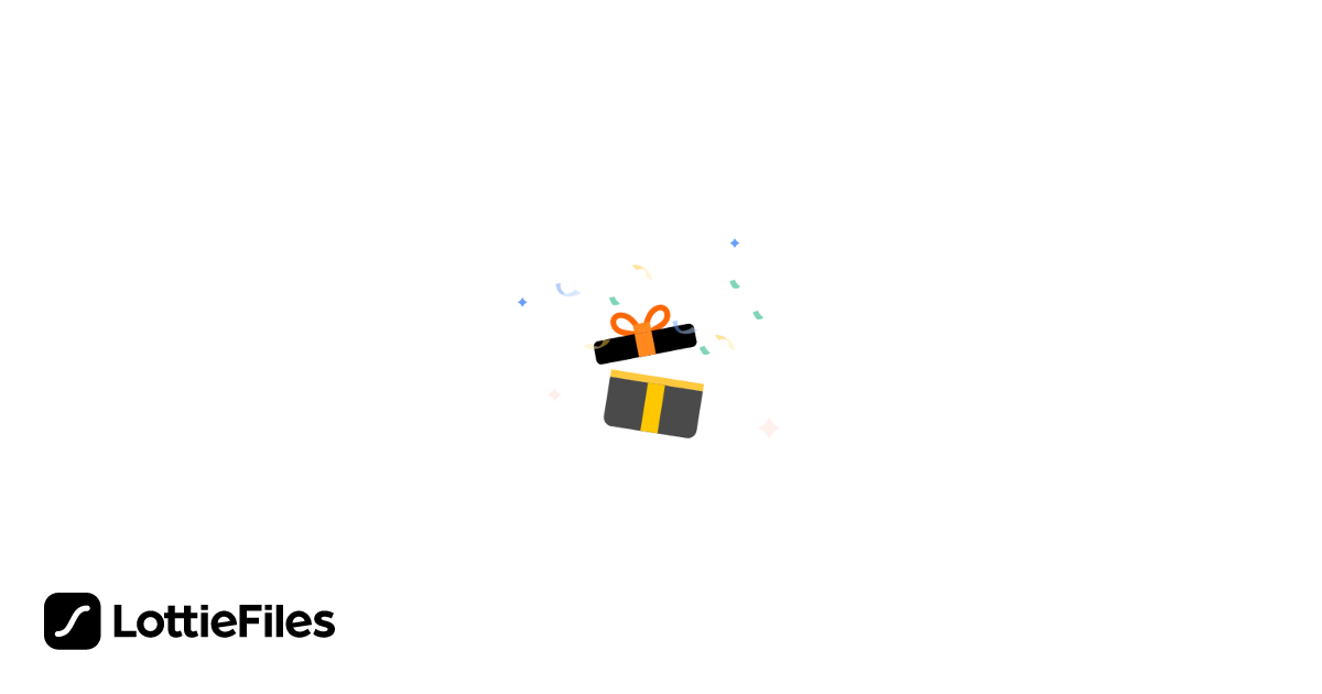 Free Open Colorful Gift Box Animation by Mio Hu | LottieFiles