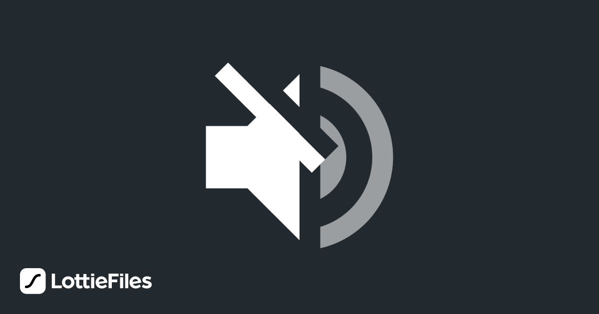 Free Mute Animation by snehanjan shome | LottieFiles