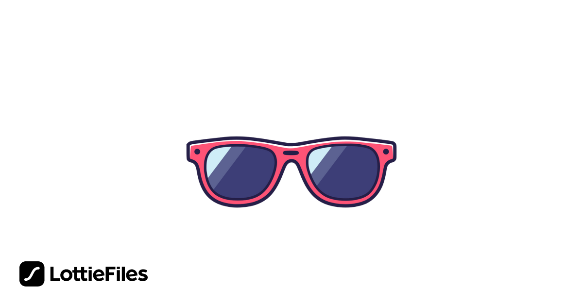 Free Sun Glasses Animation by Iluzie | LottieFiles