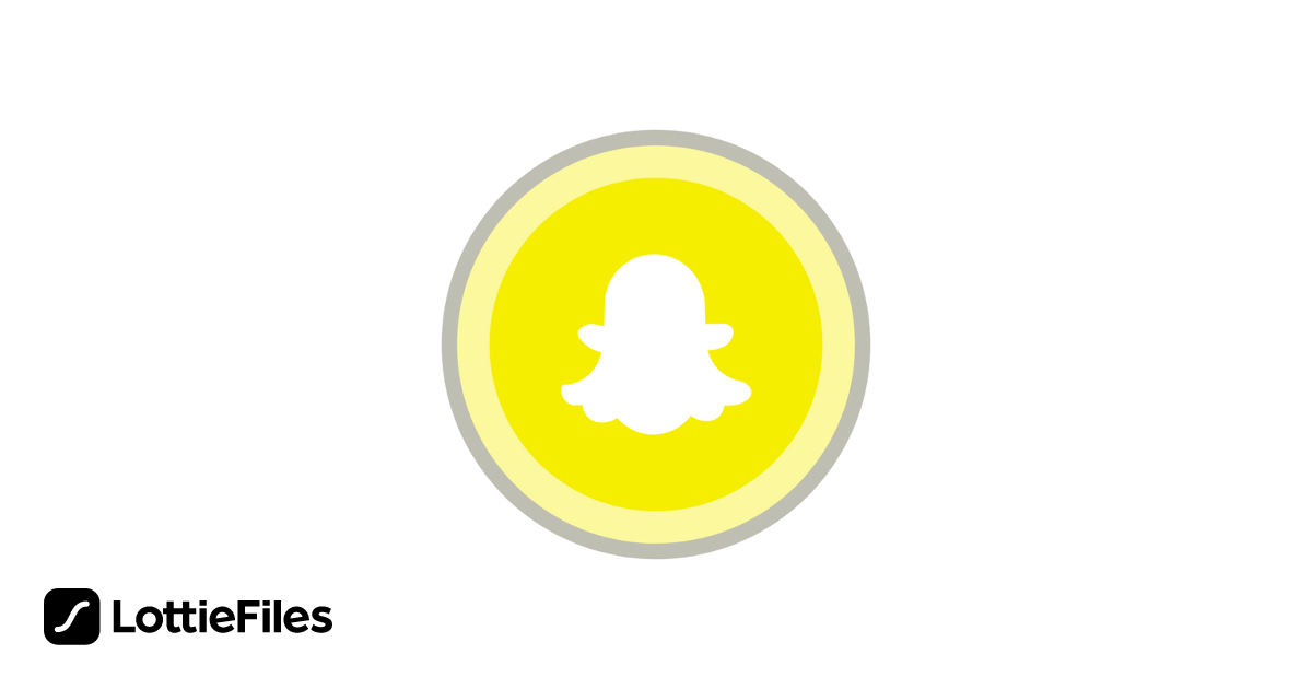 Free Snapchat logo Animation by Israr | LottieFiles