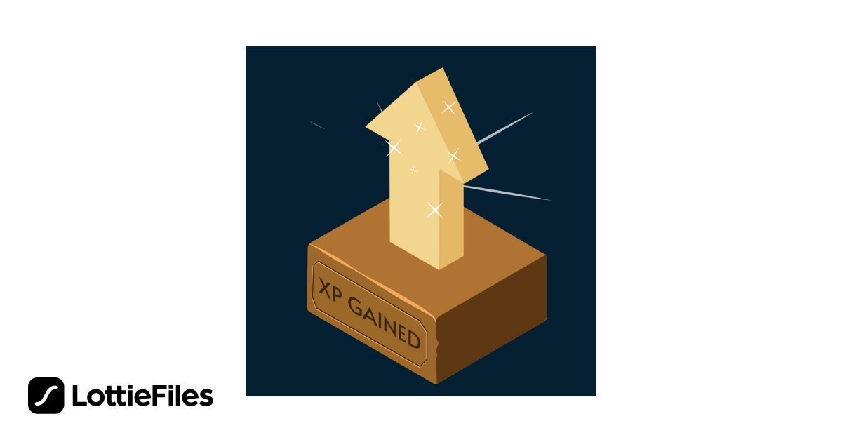 Free GG_badge__xp gained Animation by Pradeep | LottieFiles