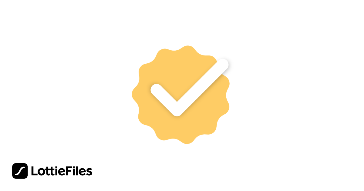 Free Yellow Check Animation Animation by Caner Sanli | LottieFiles