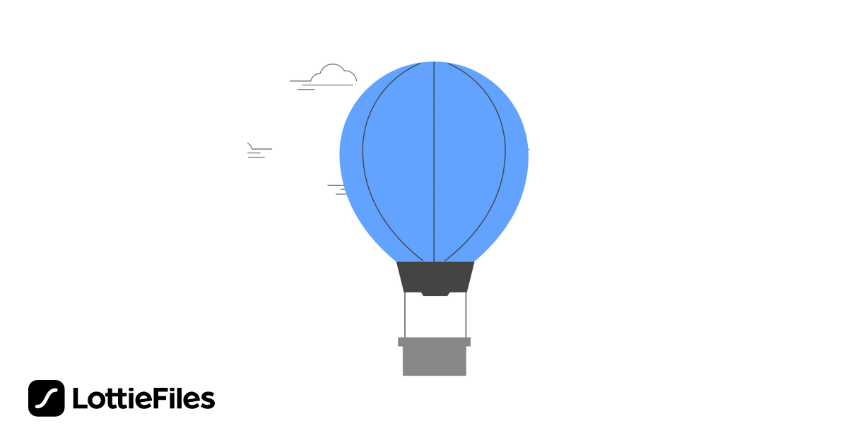 Free Hot Air Ballon Animation by Dedek | LottieFiles
