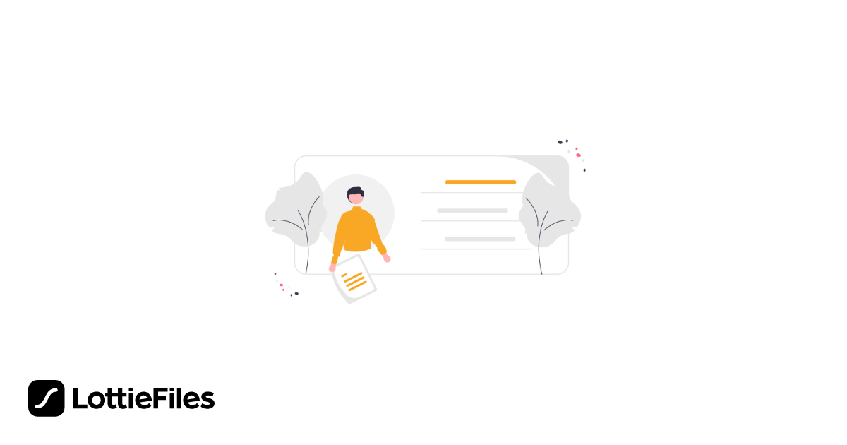 Free User Info Animation Concept Animation by Imran Shojib | LottieFiles