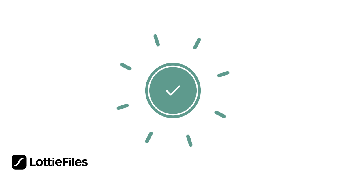 Free success check Animation by Martin Ring | LottieFiles