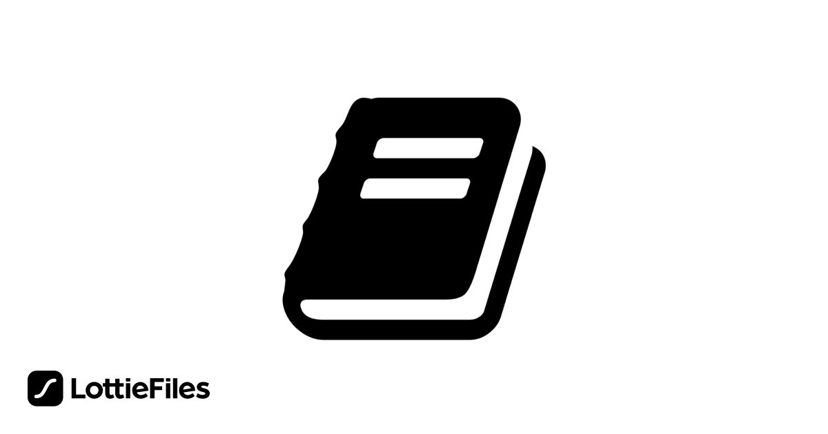 Free Book Icon Animation by Sagar | LottieFiles
