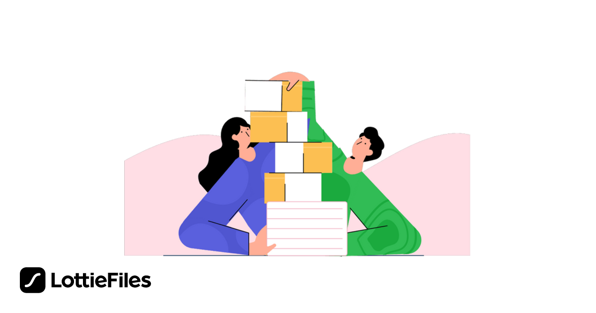 Free Paper Sticky Notes as Buildings Animation by Abdul Latif | LottieFiles