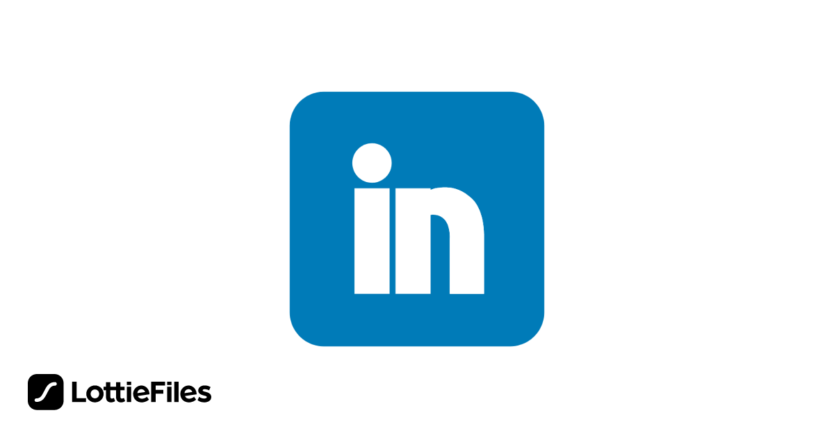 Free Linkedin Icon Animation by Nik Reyb | LottieFiles