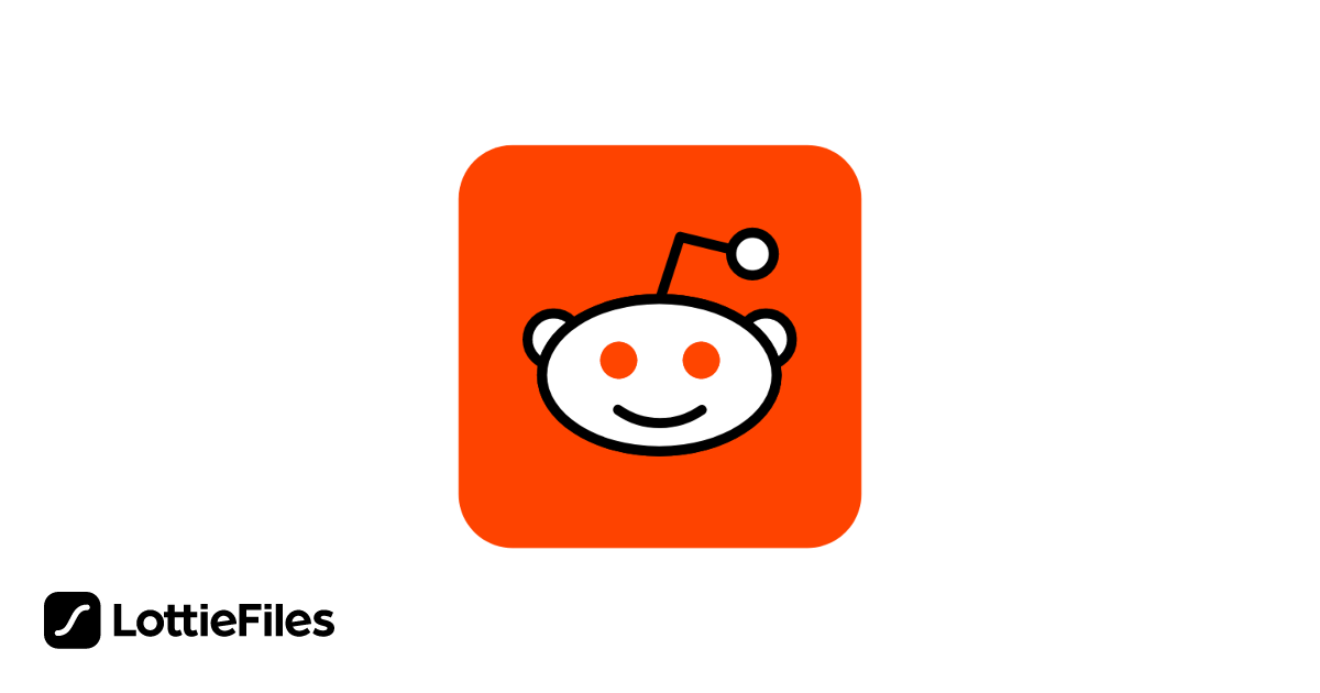 Free Reddit Icon Animation by Nik Reyb | LottieFiles