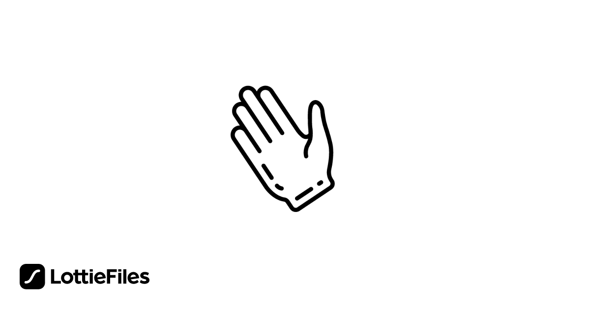 Free waving hello and goodbye Animation by Sarah Overton | LottieFiles