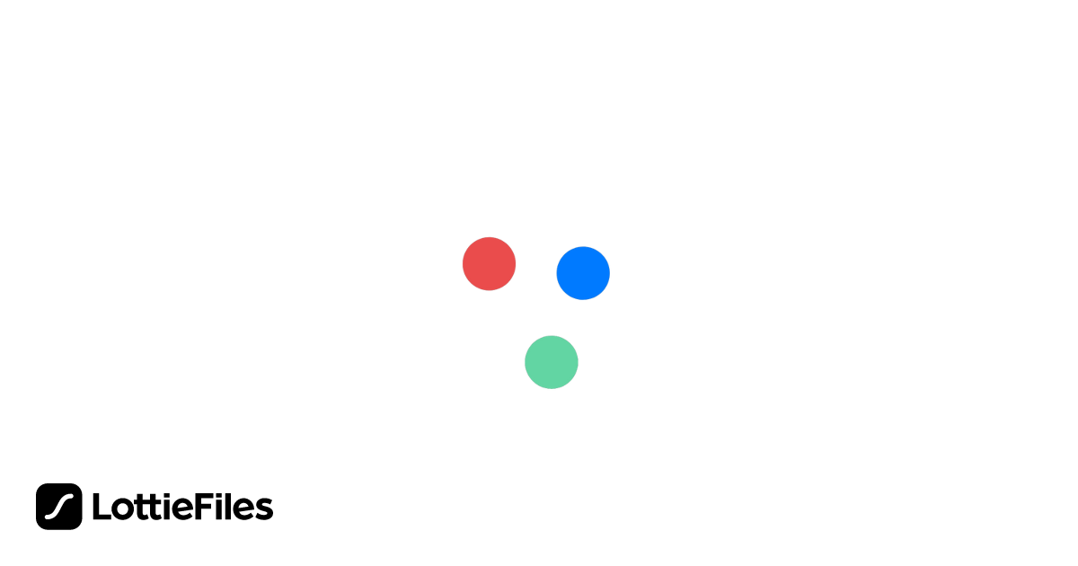 Free Three-color loading.json Animation by SSFF | LottieFiles