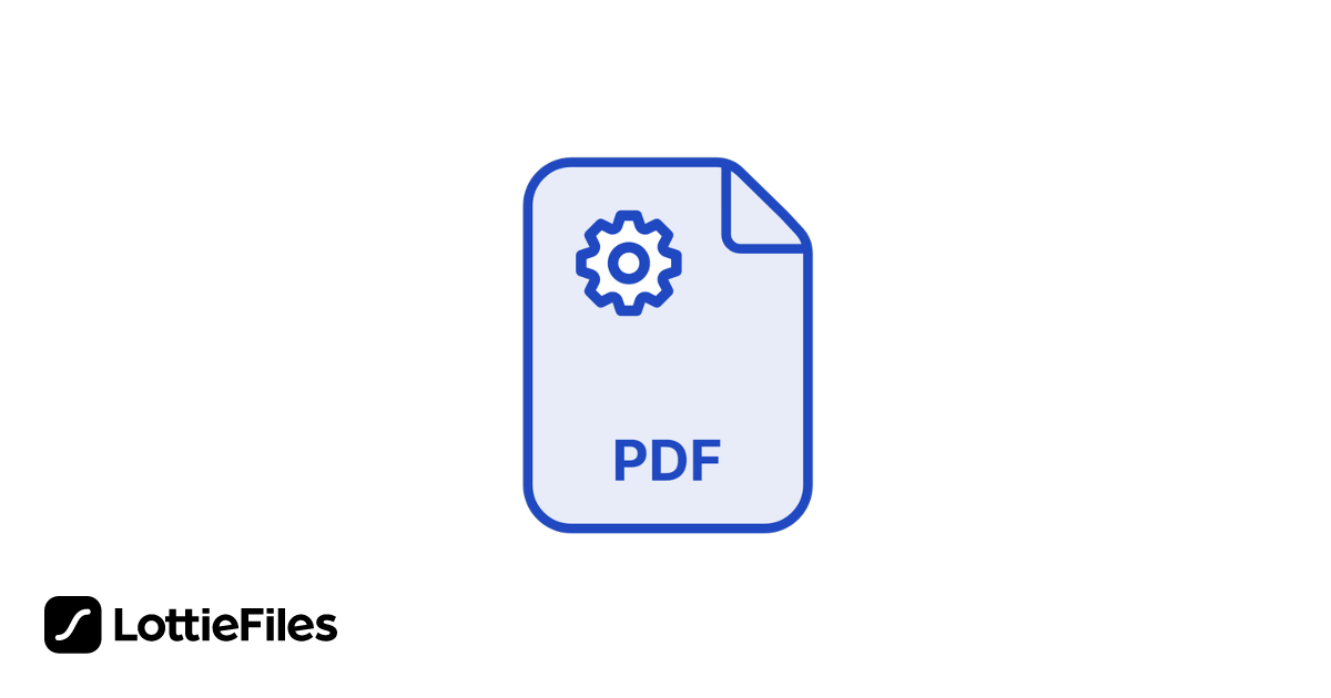 Free PDF Document Animation by Aftab | LottieFiles