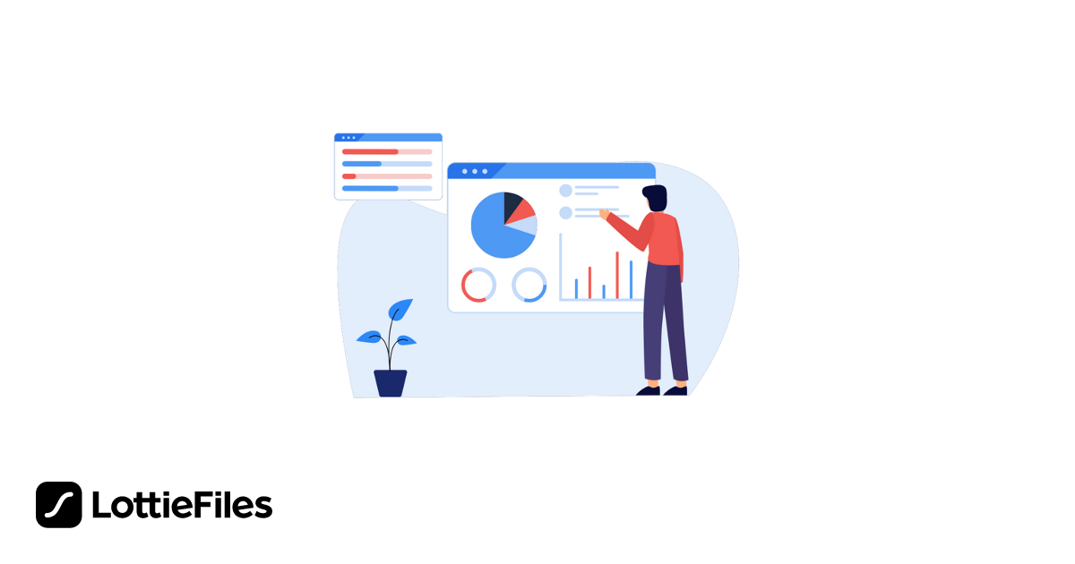 Free Data Analysis Animation | Visualize Insights Effectively Animation ...