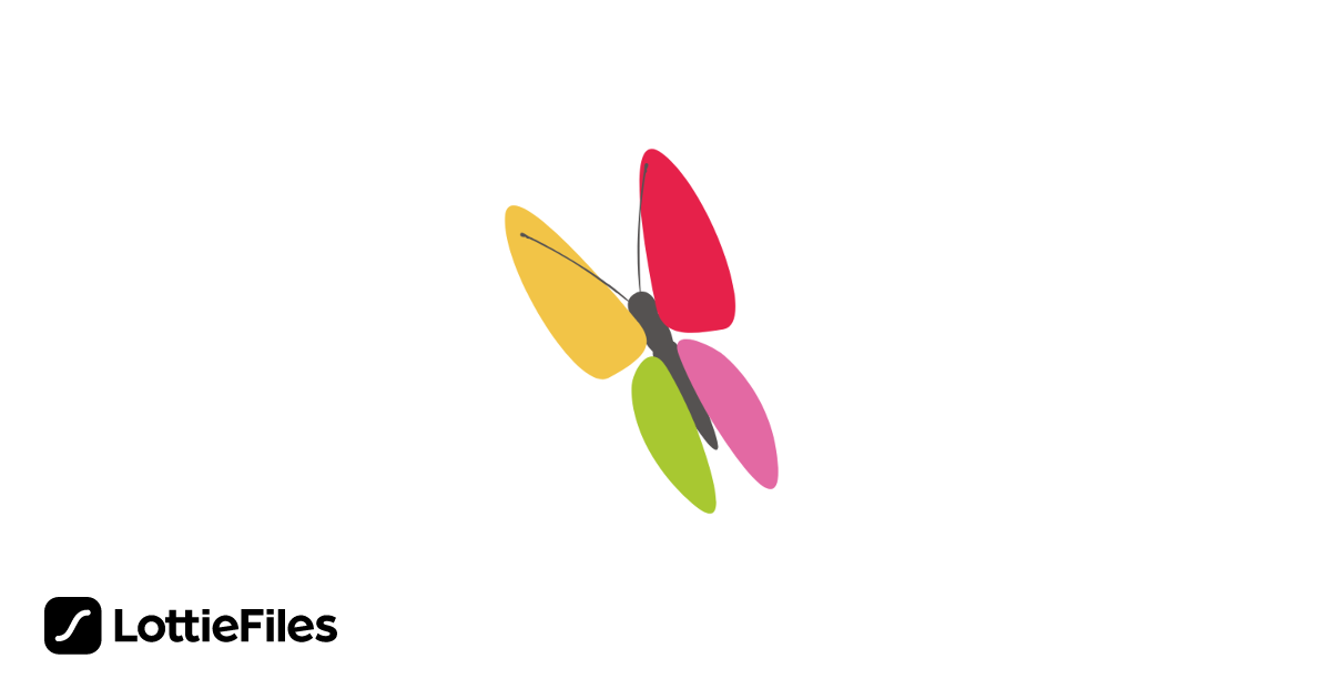 Free butterfly flipped Animation by GSta | LottieFiles