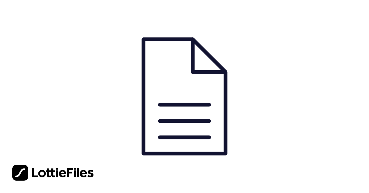 Free Contract Animation by Felipe | LottieFiles