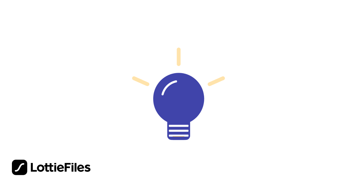 Free Bulb icon Animation by Assets | LottieFiles