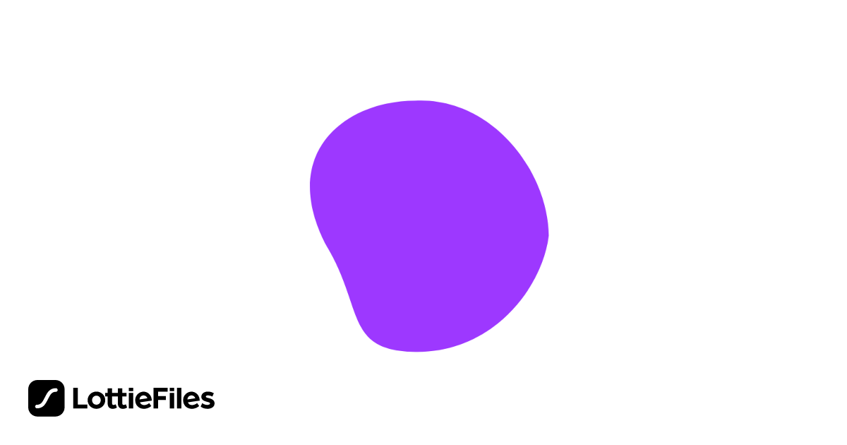 Free blob purple 2332423 Animation by Maciek Majchrowski | LottieFiles
