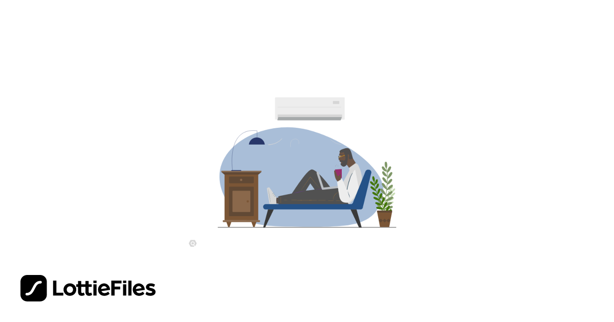 Free Man relaxing at home Animation by Carole Zug | LottieFiles