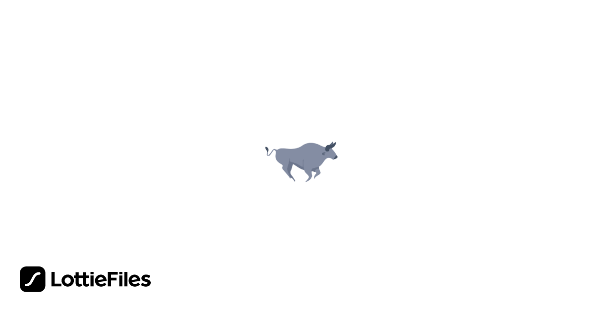 Free bull run Animation by Dk | LottieFiles