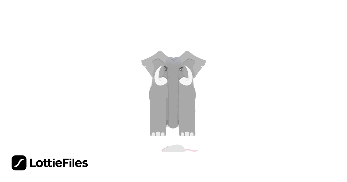 Free The brave elephant Animation by Alberto | LottieFiles