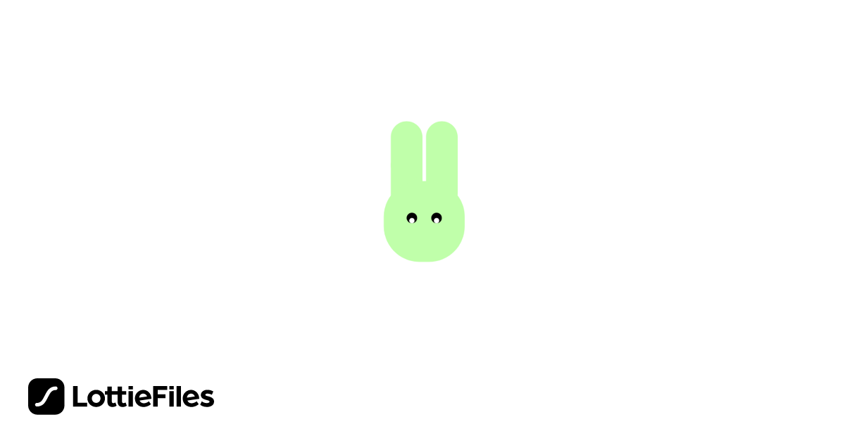 Free green usagi Animation by ryo-gi | LottieFiles