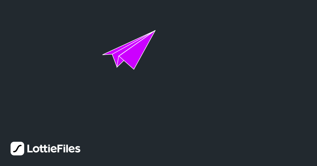 Free ️ Paper Plane Animation by Eugene | LottieFiles
