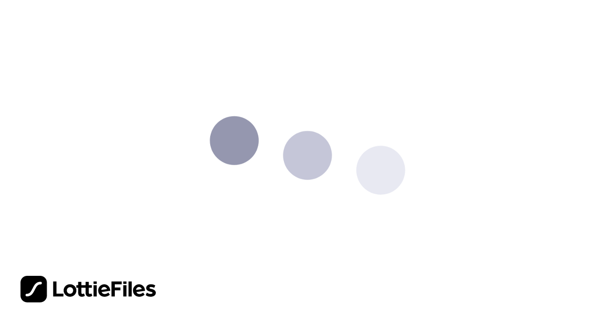 Free 3 dots loading Animation by Hariteja | LottieFiles