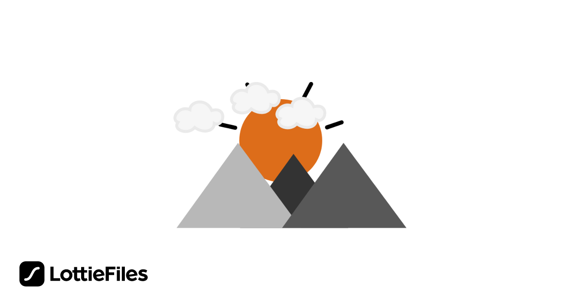 Free Mountain Animation by Chirag Patel | LottieFiles