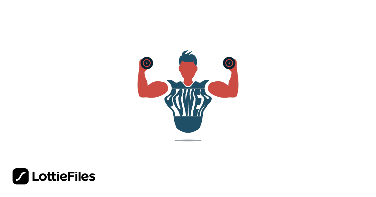 Free Bodybuilding - Gym Power Animation by Mahadi | LottieFiles