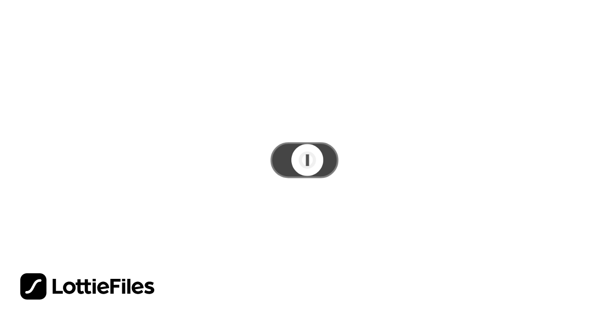 Free On/Off Switch 2 Animation by Eddy Gann | LottieFiles