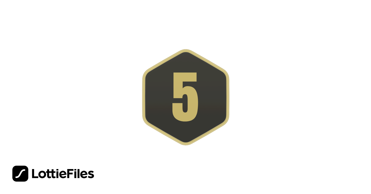 Free Badge 5 Animation by Vamshi | LottieFiles