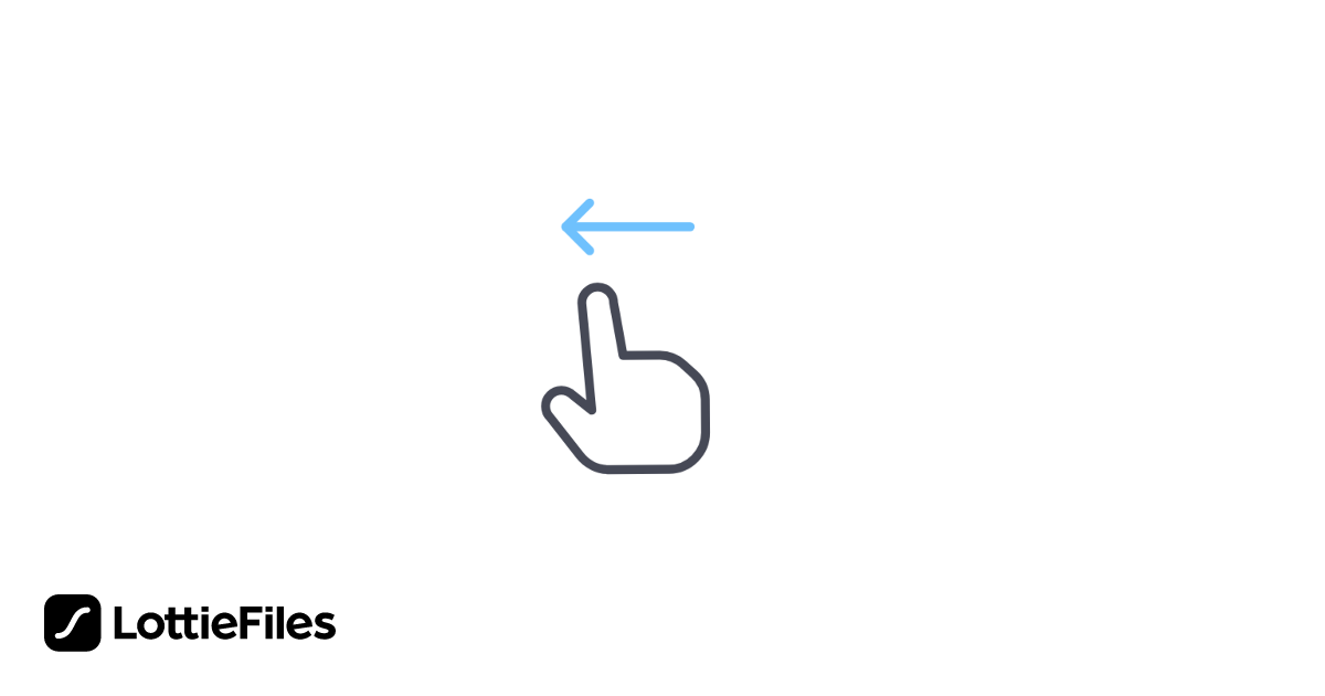 Free hand swipe left Animation by Руслан | LottieFiles
