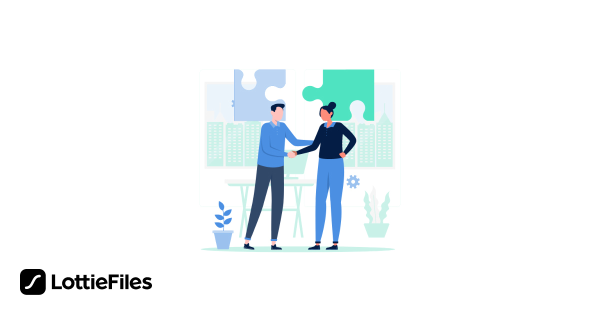 Free Business partners Animation by Naomi | LottieFiles