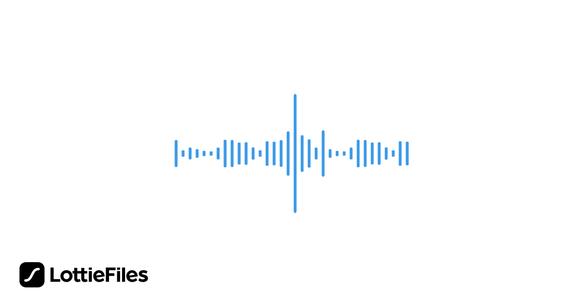 Free sound waves Animation by Maria | LottieFiles