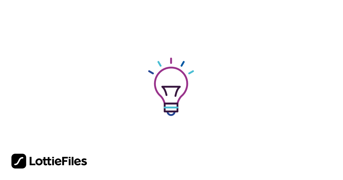 Free Colored Bulb Animation by Social | LottieFiles