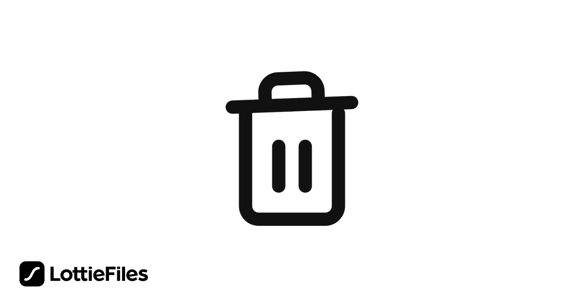 Free Trash Animation by Leo Design | LottieFiles