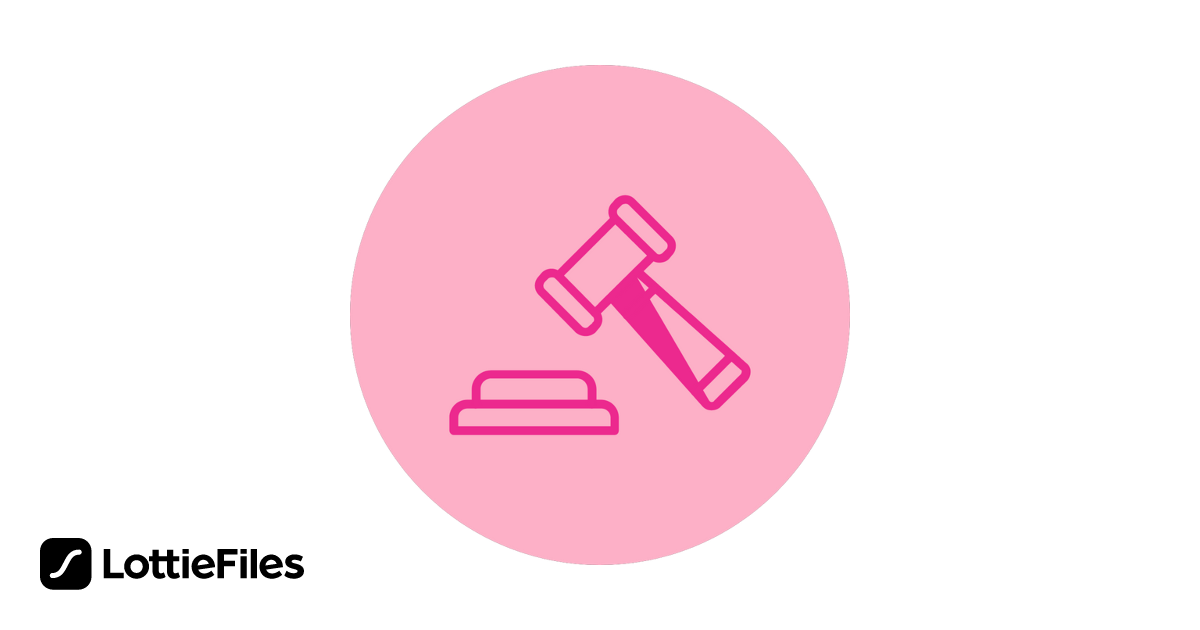 Free gavel_8544180 Animation by Areeba | LottieFiles