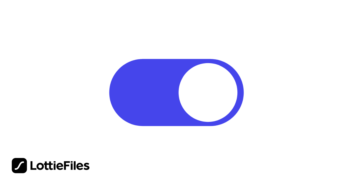 Free Toggle Switch Animation by Mirela Prifti | LottieFiles