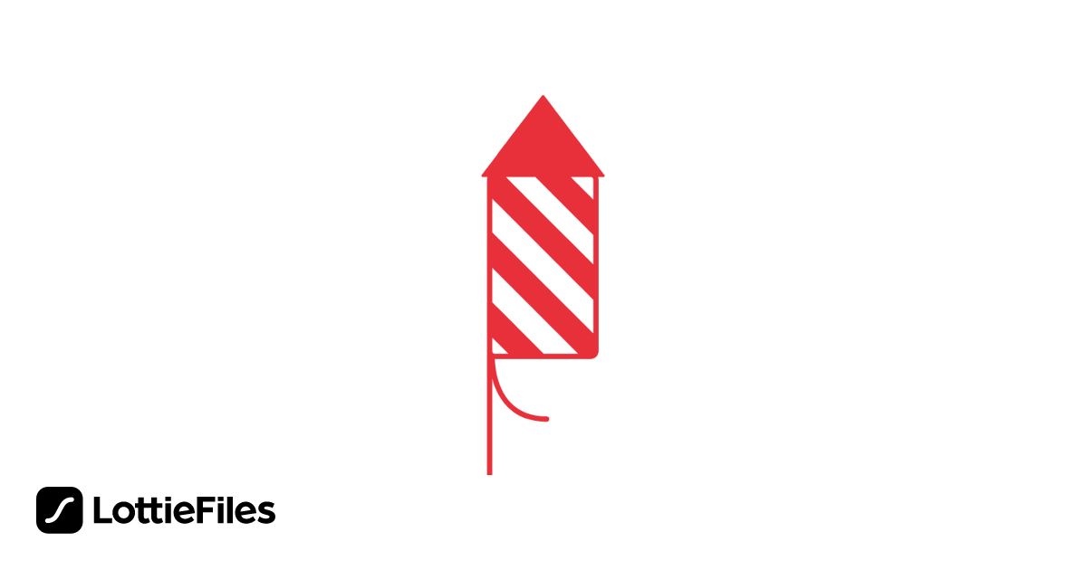 Free fireworks rocket Animation by Samuel C. | LottieFiles