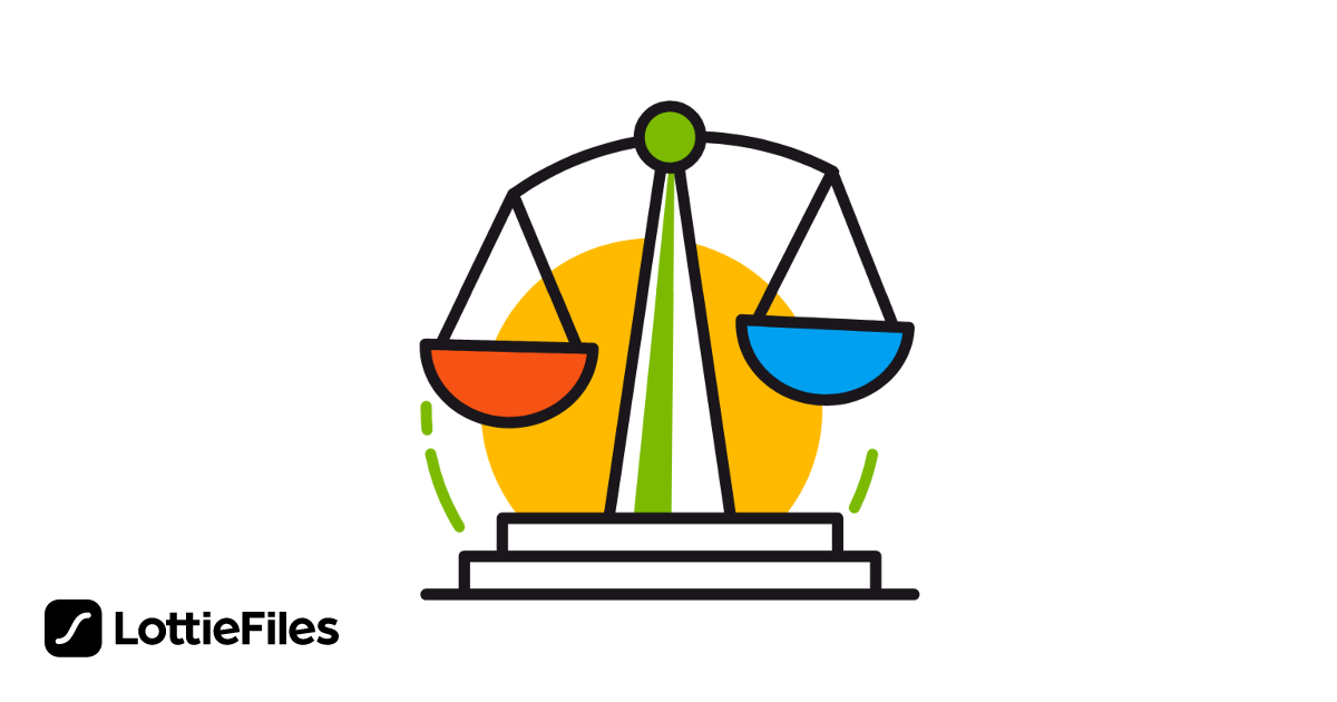 Free Animated Balance icon Animation by Saddam Hussain | LottieFiles