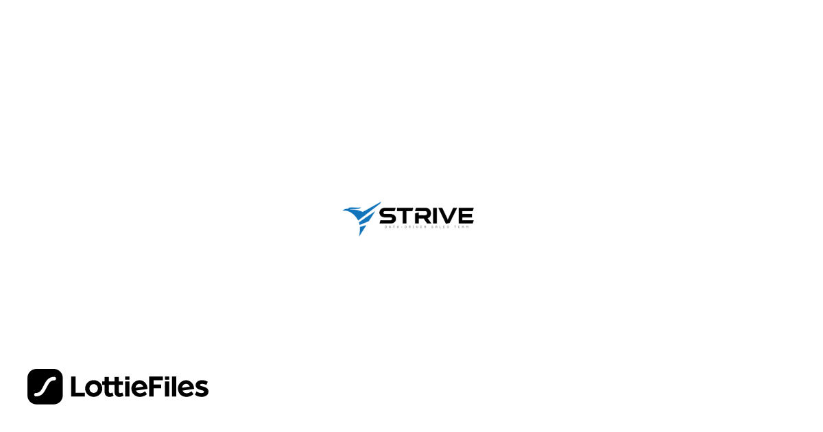 Free Strive Logo Animation (Mobile) Animation by Fairuz | LottieFiles
