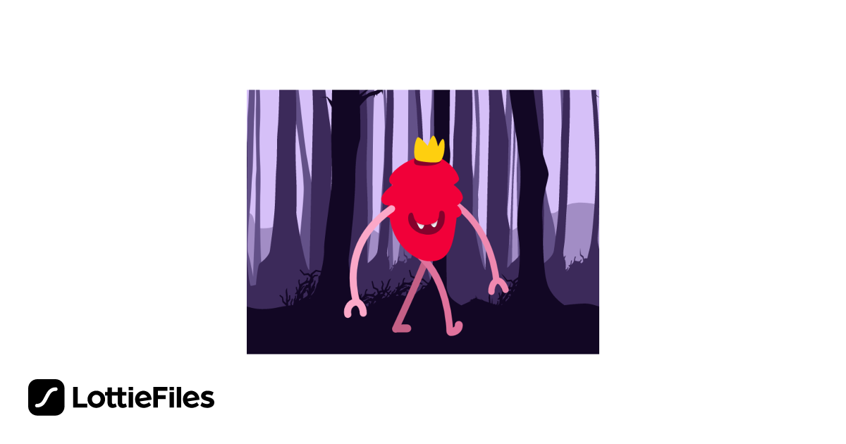Free Walking virus, cute monster Animation by Kate Koltunova | LottieFiles