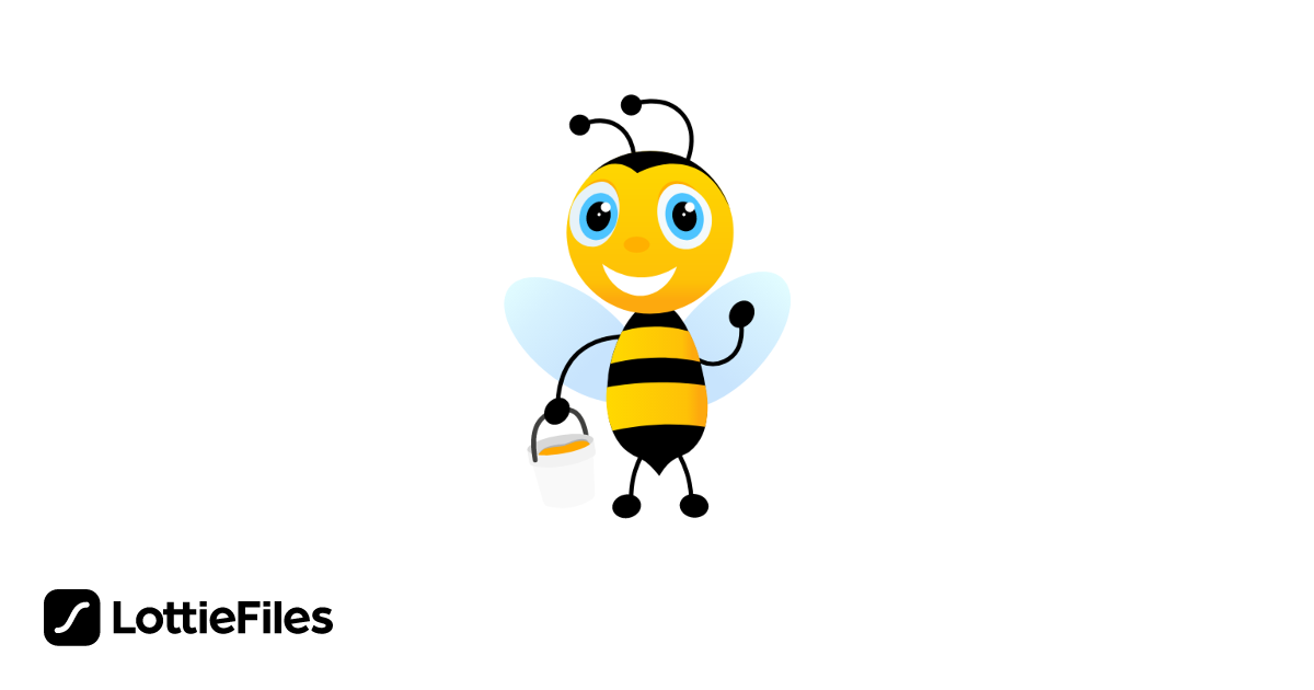 Free Hello bee! Animation by Dmytro | LottieFiles