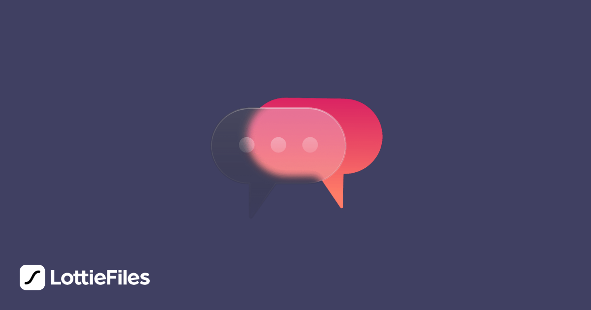 Free Chat Icon Animation by jignesh gajjar | LottieFiles