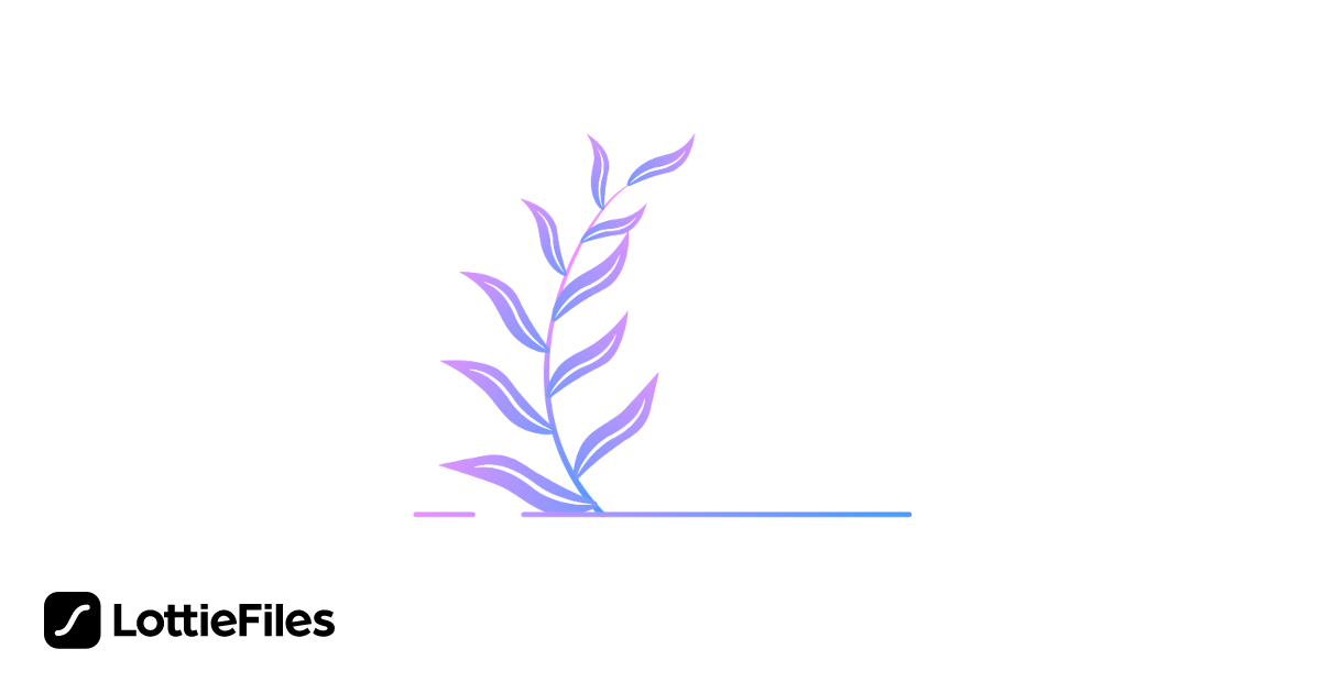Free Leaves grow Animation by Ilyas Myi | LottieFiles