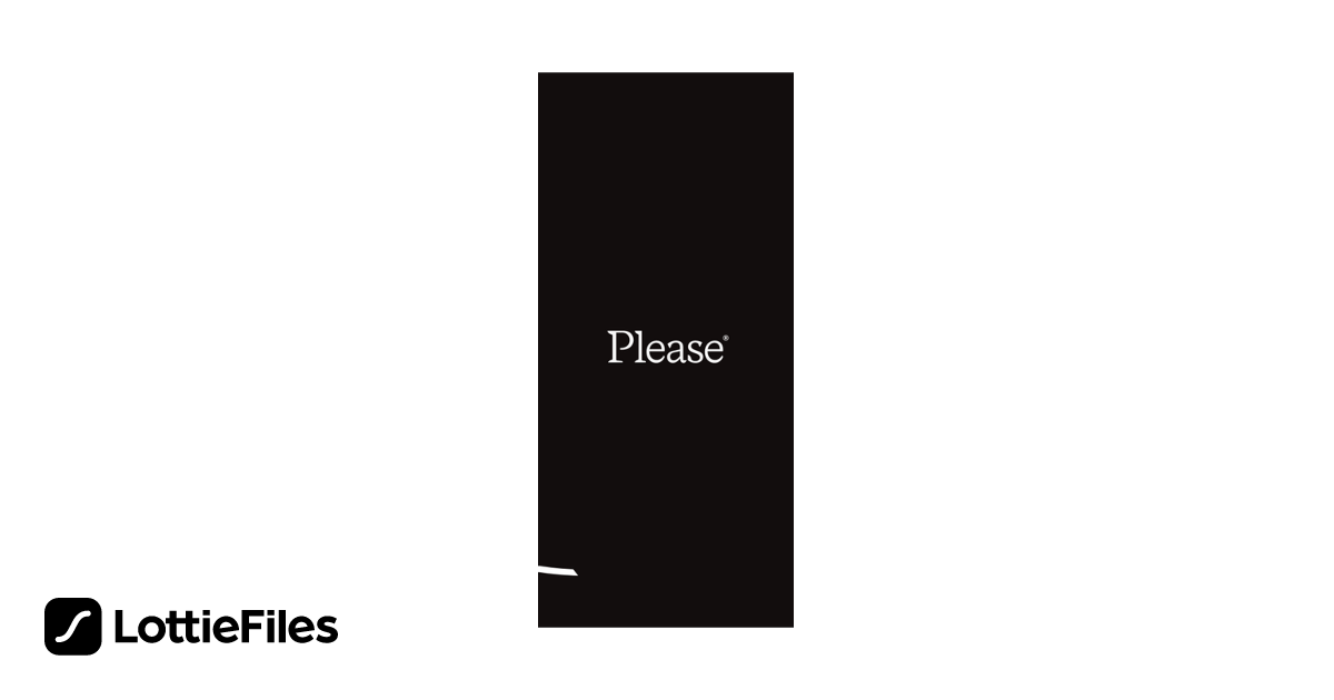 Free Please Splash Animation by Roman | LottieFiles